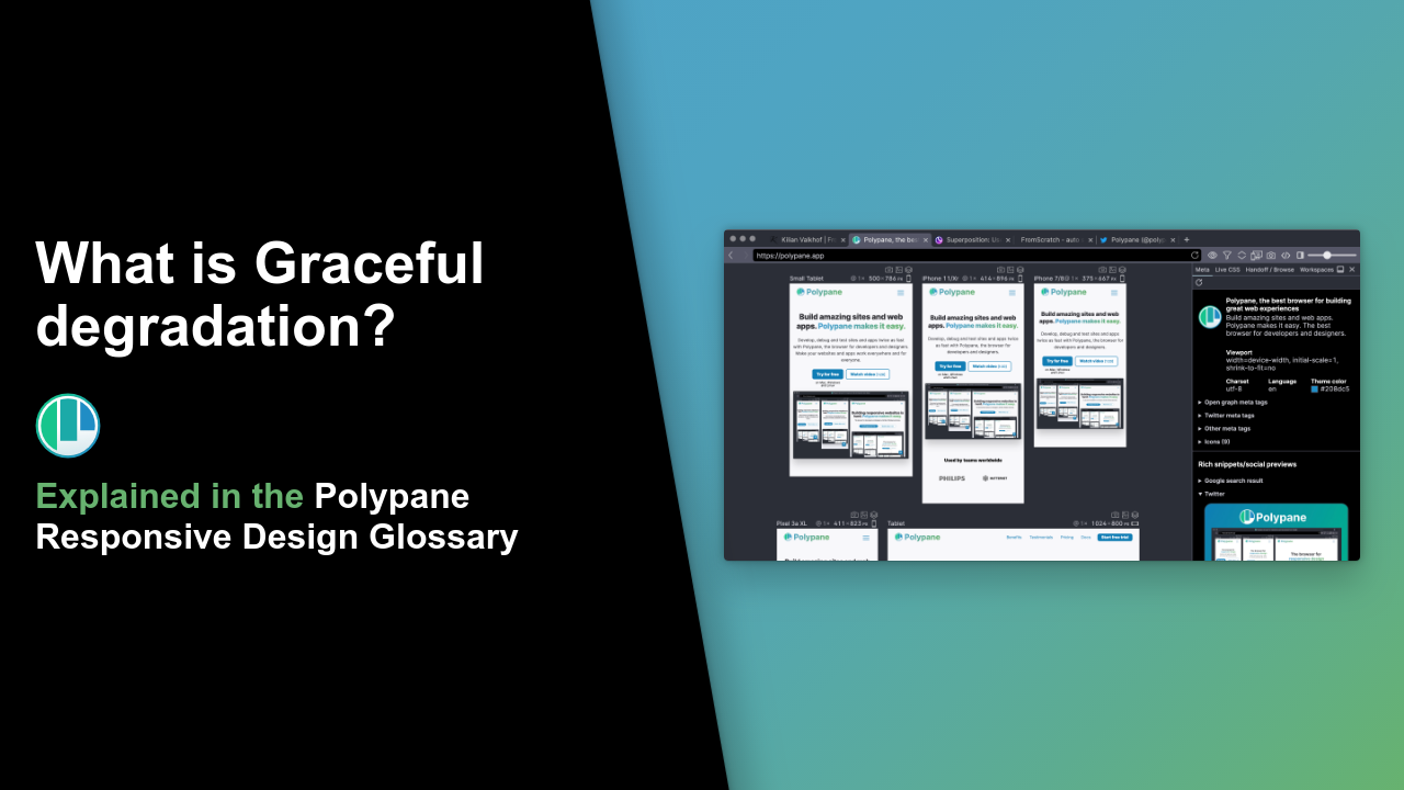 What is Graceful degradation? | Polypane