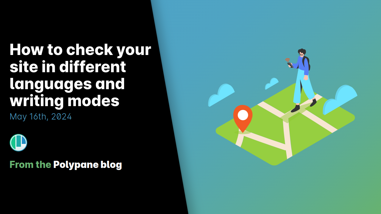How to check your site in different languages and writing modes | Polypane