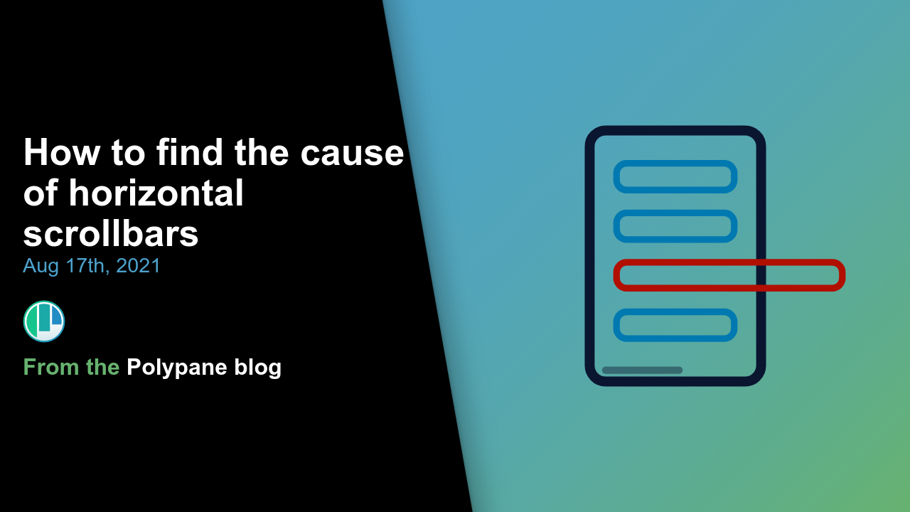 Vertical Scrollbar Causes Horizontal Scrollbar At Jaime Cardenas Blog