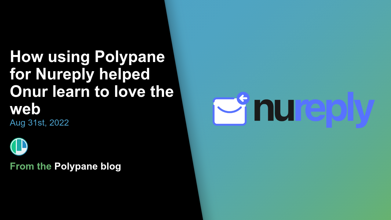 How using Polypane for Nureply helped Onur learn to love the web | Polypane