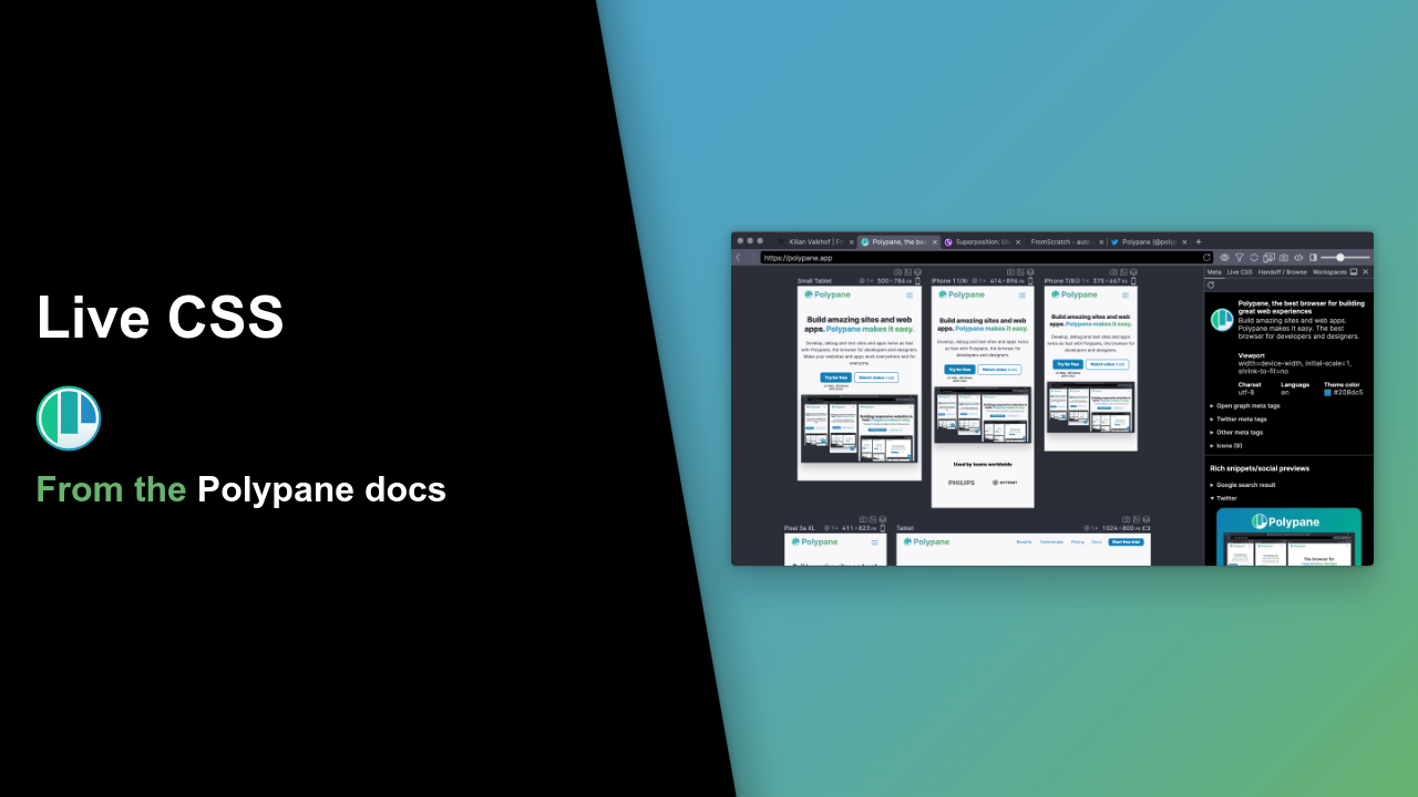 Live Css Polypane