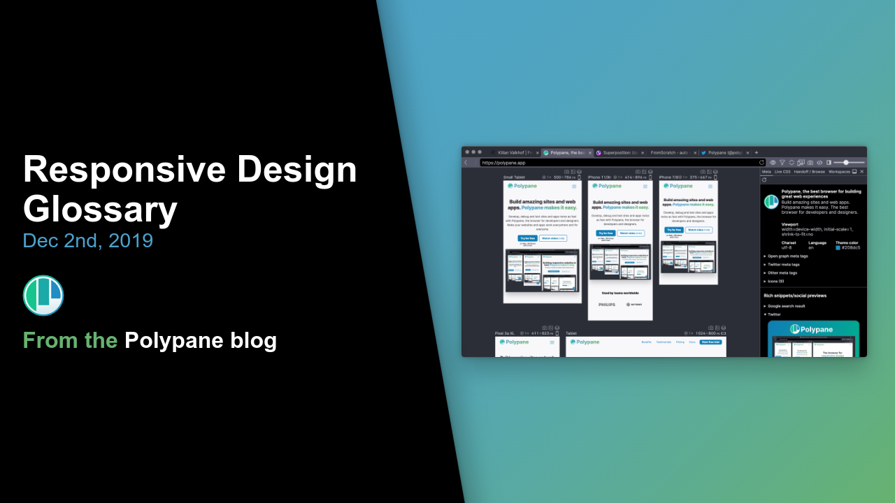 Responsive Design Glossary | Polypane Responsive Design Glossary | Polypane