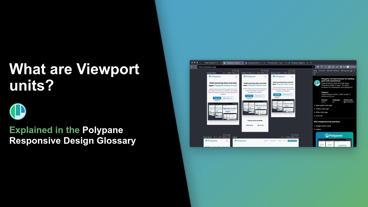 What are Viewport units? | Polypane
