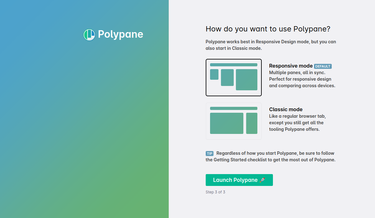 Setup | Polypane, The browser for ambitious web developers
