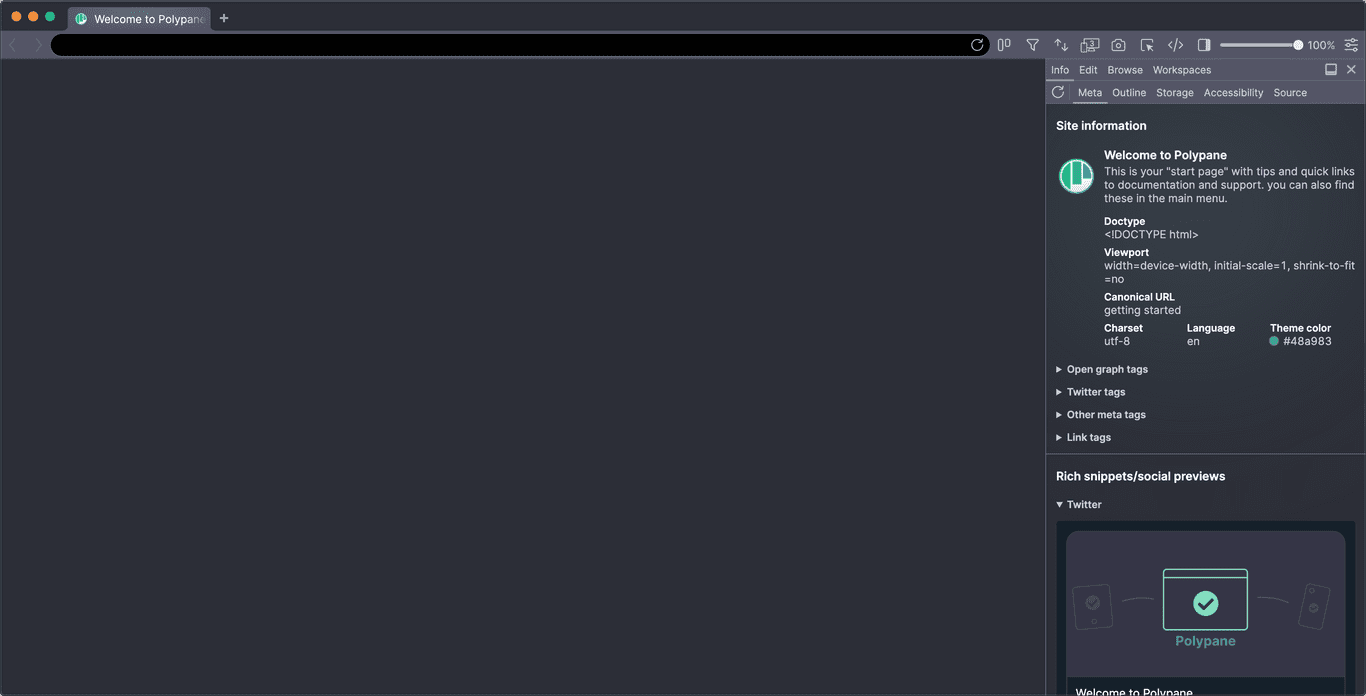 Polypane, The browser for ambitious web developers