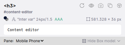 Elements Panel | Polypane, The browser for ambitious web developers